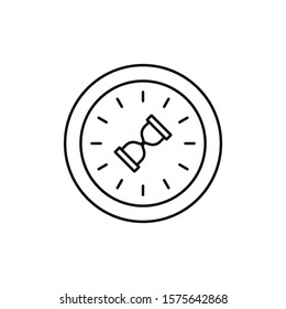 Time Minimal Line Web Icon Simple Stock Vector (Royalty Free ...