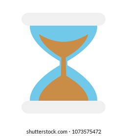 Time Moving Hourglass Stock Vector (Royalty Free) 1073575472