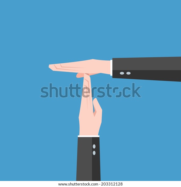 Time Out Sign Language Stock Vector (Royalty Free) 203312128 | Shutterstock