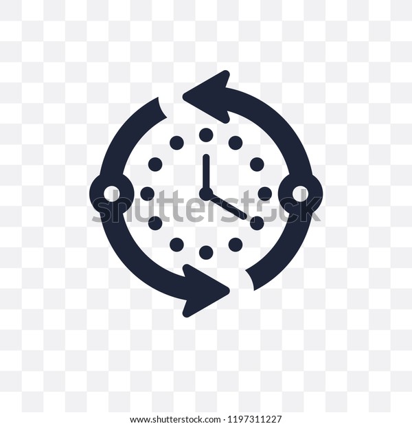 Time Transparent Icon Time Symbol Design Stock Vector (Royalty Free ...