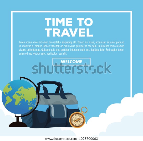 Time Travel Infographic Stock Vector (Royalty Free) 1075700063 ...