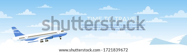 Time Travel Vector Illustration Cartoon Flat Stock Vector (Royalty Free ...