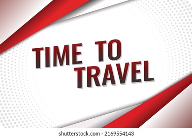 Time Travel Word Concept Vector Illustration Stock Vector (Royalty Free ...