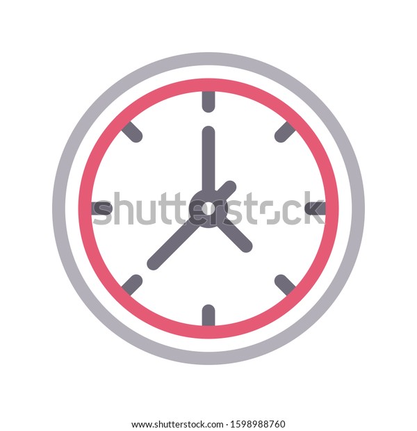 Time Vector Color Line Icon Stock Vector (Royalty Free) 1598988760 ...