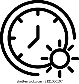 Time Vector Illustration On Transparent Backgroundpremium Stock Vector ...