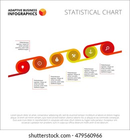 Timeline Circle Connected Diagram Template Stock Vector (Royalty Free ...