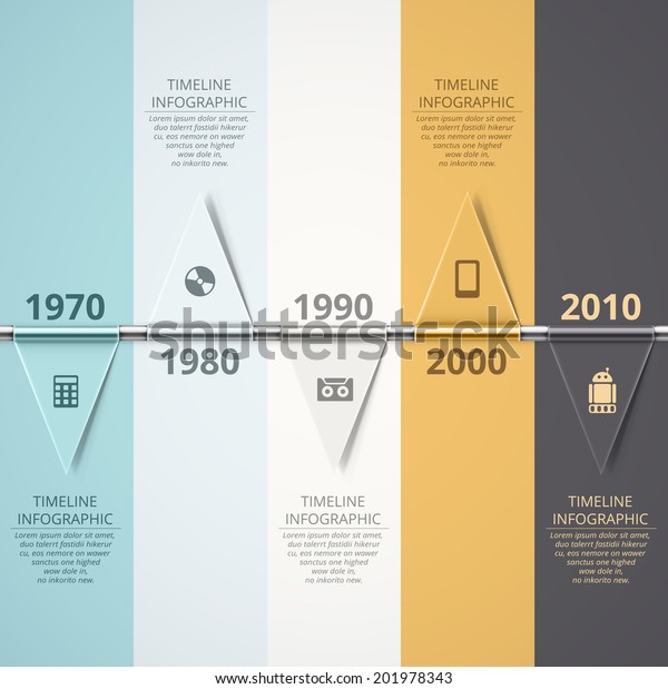 Timeline Infographic Background Eps 10 Stock Vector (Royalty Free ...