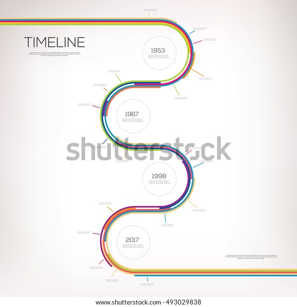 Timeline Infographic Diagrams Text Stock Vector (Royalty Free ...