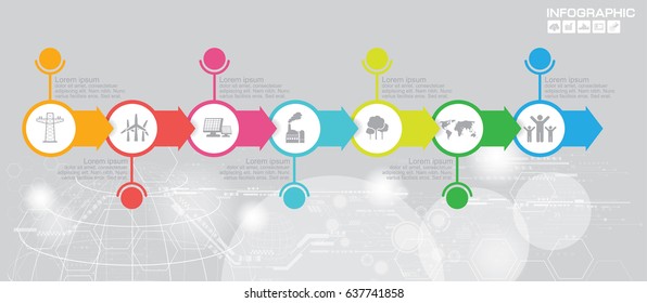10,717 7 timeline infographic Images, Stock Photos & Vectors | Shutterstock