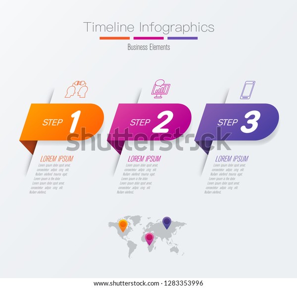 Timeline Infographics Design Vector Marketing Icons Stock Vector ...