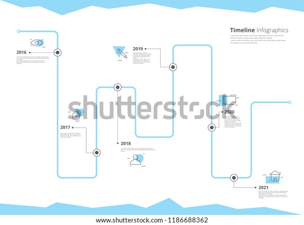 Timeline Infographics Vector Illustration Stock Vector (Royalty Free ...