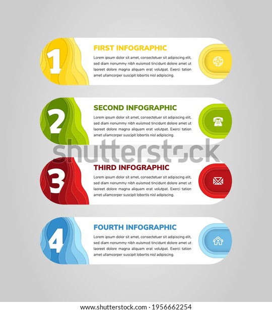 Timeline Liquid Shapes Set Infographic Graph Stock Vector (Royalty Free ...