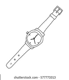 Timepiece Doodle Stock Vector (Royalty Free) 577773313 | Shutterstock