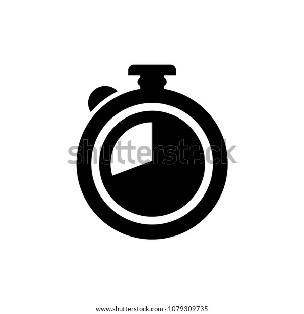 Timer Icon Football Templates Stock Vector (Royalty Free) 1079309735 ...