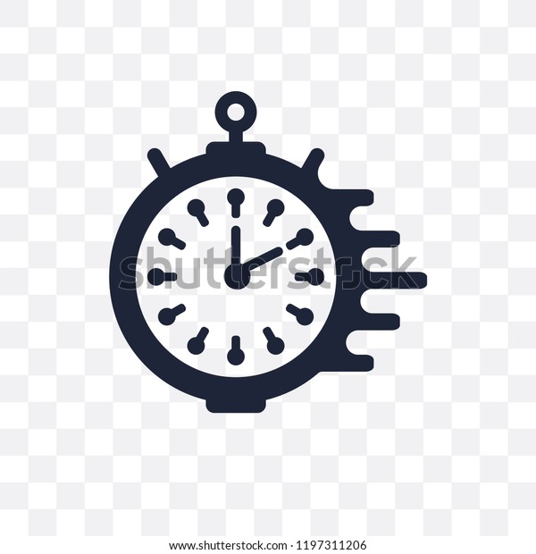 Timing Transparent Icon Timing Symbol Design Stock Vector (Royalty Free ...