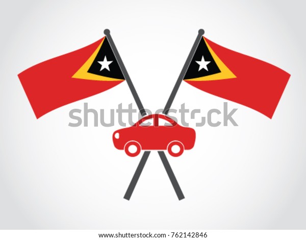 Timor Leste Emblem Car Units Stock Vector (Royalty Free) 762142846 ...