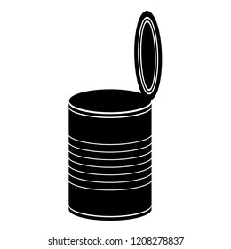 Open Can Symbol Sign Button Stock Vector (Royalty Free) 77090506