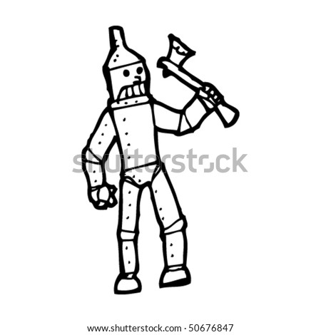 Tin Man Cartoon Stock Vector (Royalty Free) 50676847 - Shutterstock