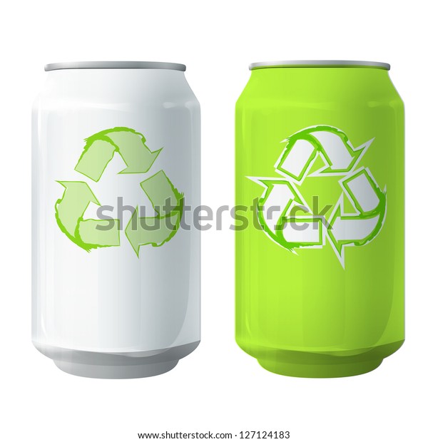 Tin Recycling Icon Vector Design : image vectorielle de stock (libre de ...