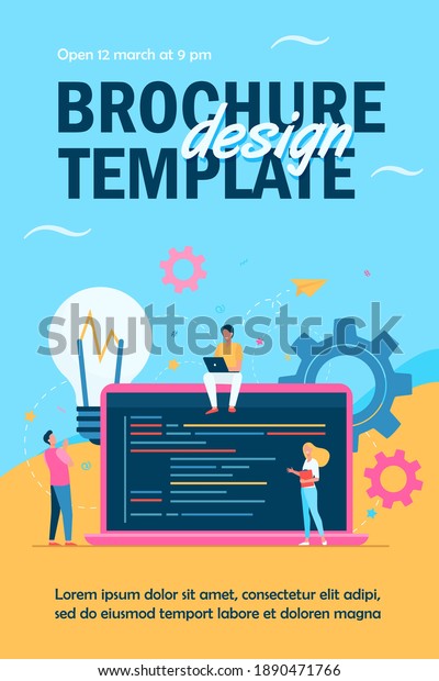 Tiny Programmers Coding New Project Isolated Stock Vector (Royalty Free ... Tiny Programmers Coding New Project Isolated Stock Vector (Royalty Free ...