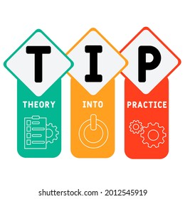 Tip Theory Into Practice Acronym Business Stock Vector (Royalty Free ...