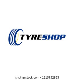 Tire Store Logo Template Tire Icon Stock Vector (Royalty Free) 1215952924