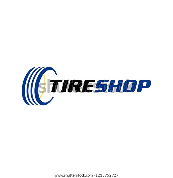 Tire Shop Logo Template Tire Icon Stock Vector (Royalty Free ...