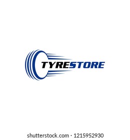 Tire Store Logo Template Tire Icon Stock Vector (Royalty Free) 1215952924