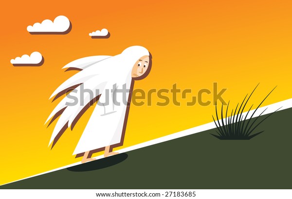 Tired Angel Stock Vector (Royalty Free) 27183685 | Shutterstock
