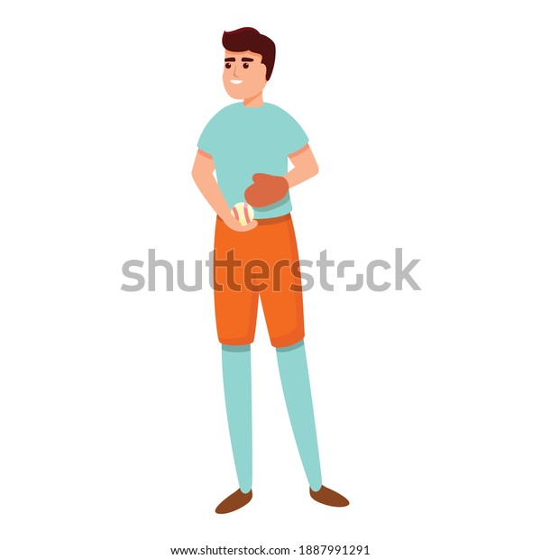Tired Baseball Player Icon Cartoon Tired Stock Vector (Royalty Free ...