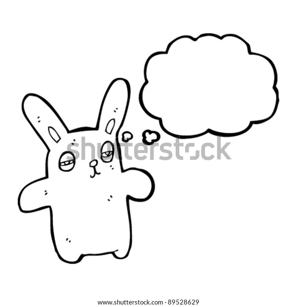 Tired Bunny Cartoon Stock Vector (Royalty Free) 89528629 | Shutterstock