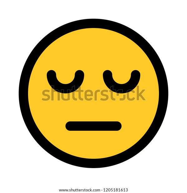 Tired Face Emoji Stock Vector (Royalty Free) 1205181613 | Shutterstock