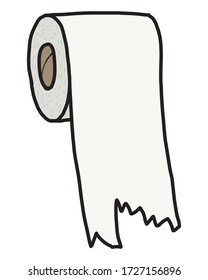 Tissue Paper Cartoon Vector Illustration Isolated Stock Vector (Royalty ...
