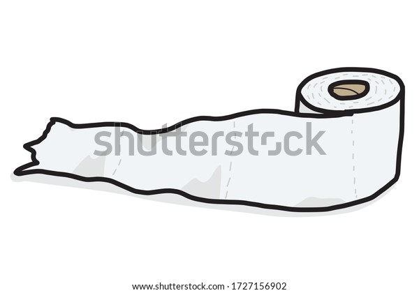 Tissue Paper Cartoon Vector Illustration Isolated: เวกเตอร์สต็อก (ปลอด ...