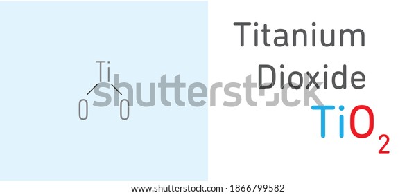 Titanium Dioxide Tio2 Gas Moleculestick Model: vetor stock (livre de ...