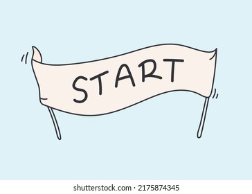 Title Written Flag Style Banner Vector Stock Vector (Royalty Free ...