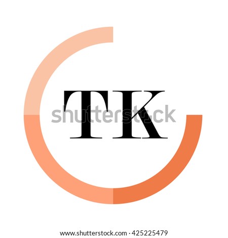 TK Business Logo Icon Design Template Stock Vector (Royalty Free ...