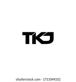 Tkj Letter Original Monogram Logo Design Stock Vector (Royalty Free ...