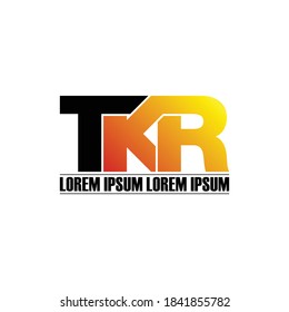 Tkr Letter Monogram Logo Design Vector: เวกเตอร์สต็อก (ปลอดค่าลิขสิทธิ์ ...