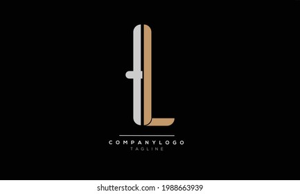 Tl Initials Monogram Letter Text Alphabet Stock Vector (Royalty Free ...