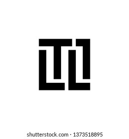 Tl Logo Black White Stock Vector (Royalty Free) 1373518895 | Shutterstock