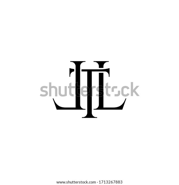 Tll Letter Original Monogram Logo Design Stock Vector (Royalty Free ...