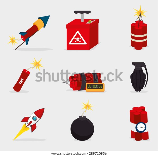 Tnt Design Over White Background Vector Stock Vector (Royalty Free ...