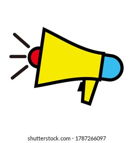 Toa Loudspeaker Icon Vector Illustration Stock Vector (Royalty Free ...