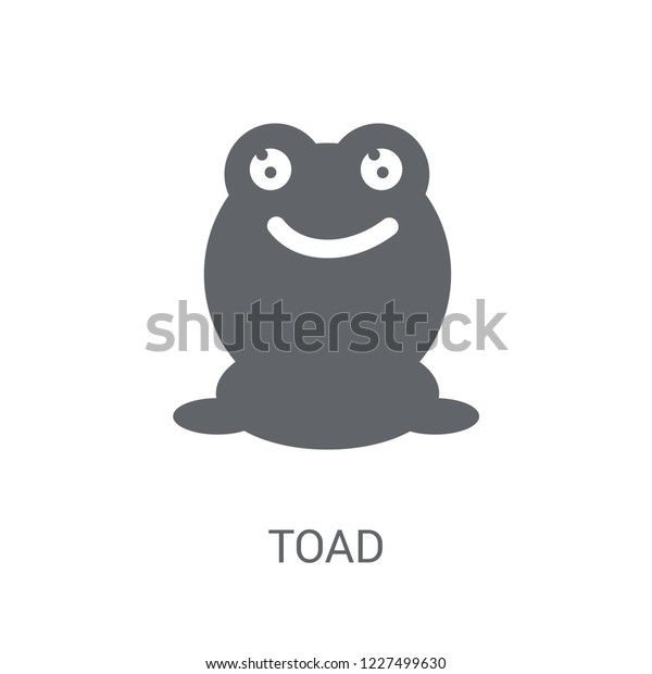 Toad Icon Trendy Toad Logo Concept Stock Vector (Royalty Free ...