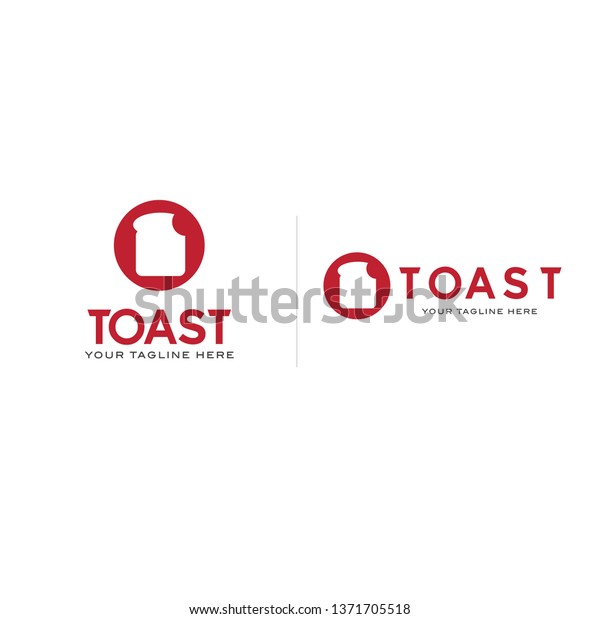 Toast Cafe Logo Design Vectors Stock Vector (Royalty Free) 1371705518 ...