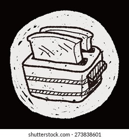 Toast Doodle Drawing Stock Vector (Royalty Free) 273838601