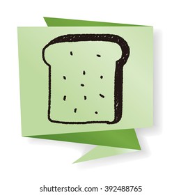 Toast Doodle Drawing Stock Vector (Royalty Free) 392488765 | Shutterstock