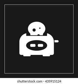 Toaster Icon Toaster Sign Stock Vector (Royalty Free) 435915124 ...