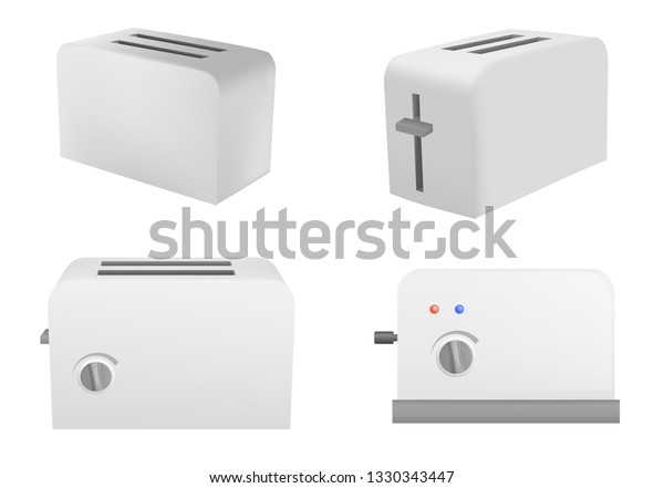 Toaster Icons Set Realistic Set Toaster Stock Vector (Royalty Free ... Toaster Icons Set Realistic Set Toaster Stock Vector (Royalty Free ...